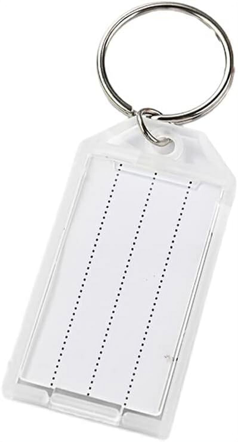 20X Key Tags ID Labels Colorful Classification Card Keychain Names ...