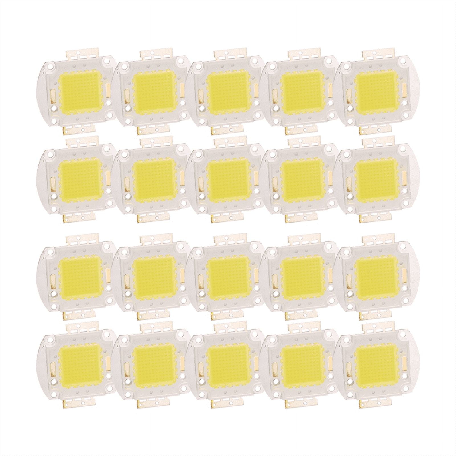 20X LED Chip 100W 7500LM White Light Bulb Lamp Spotlight High Power ...