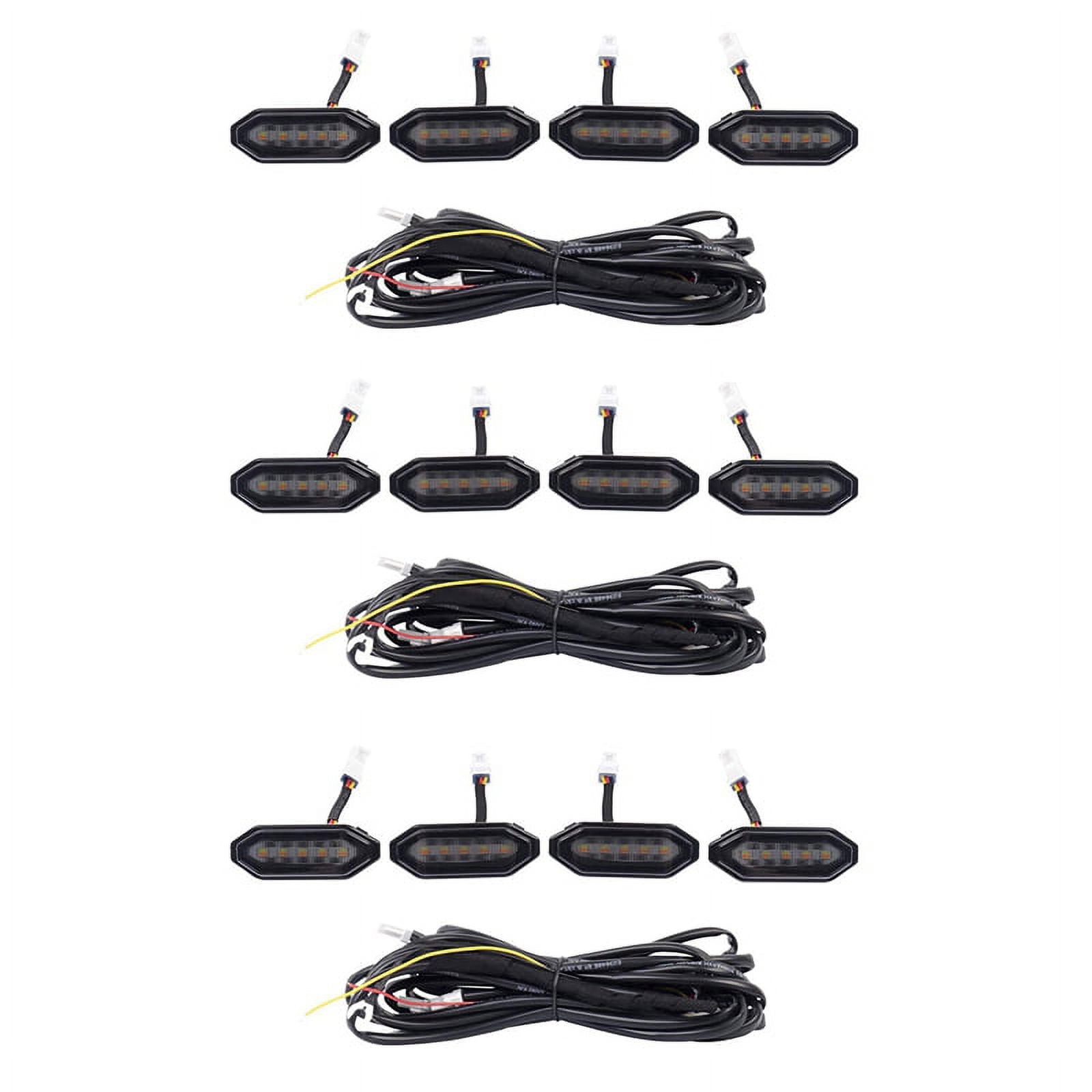 20X LED Front Grille Lights White External Grille Lamps for JB64 JB74 ...