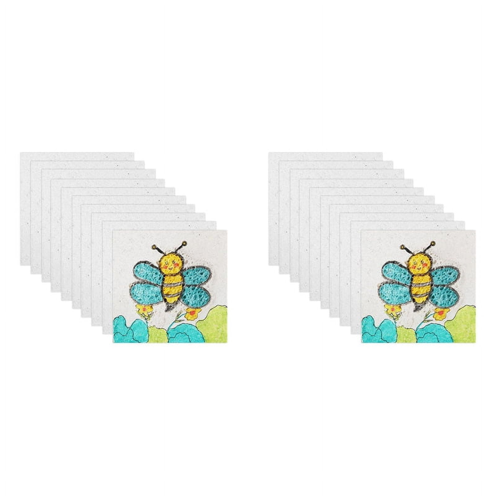 20X Magic Foam Texture Paper, White Cellulose Card Foam Texture Drawing ...