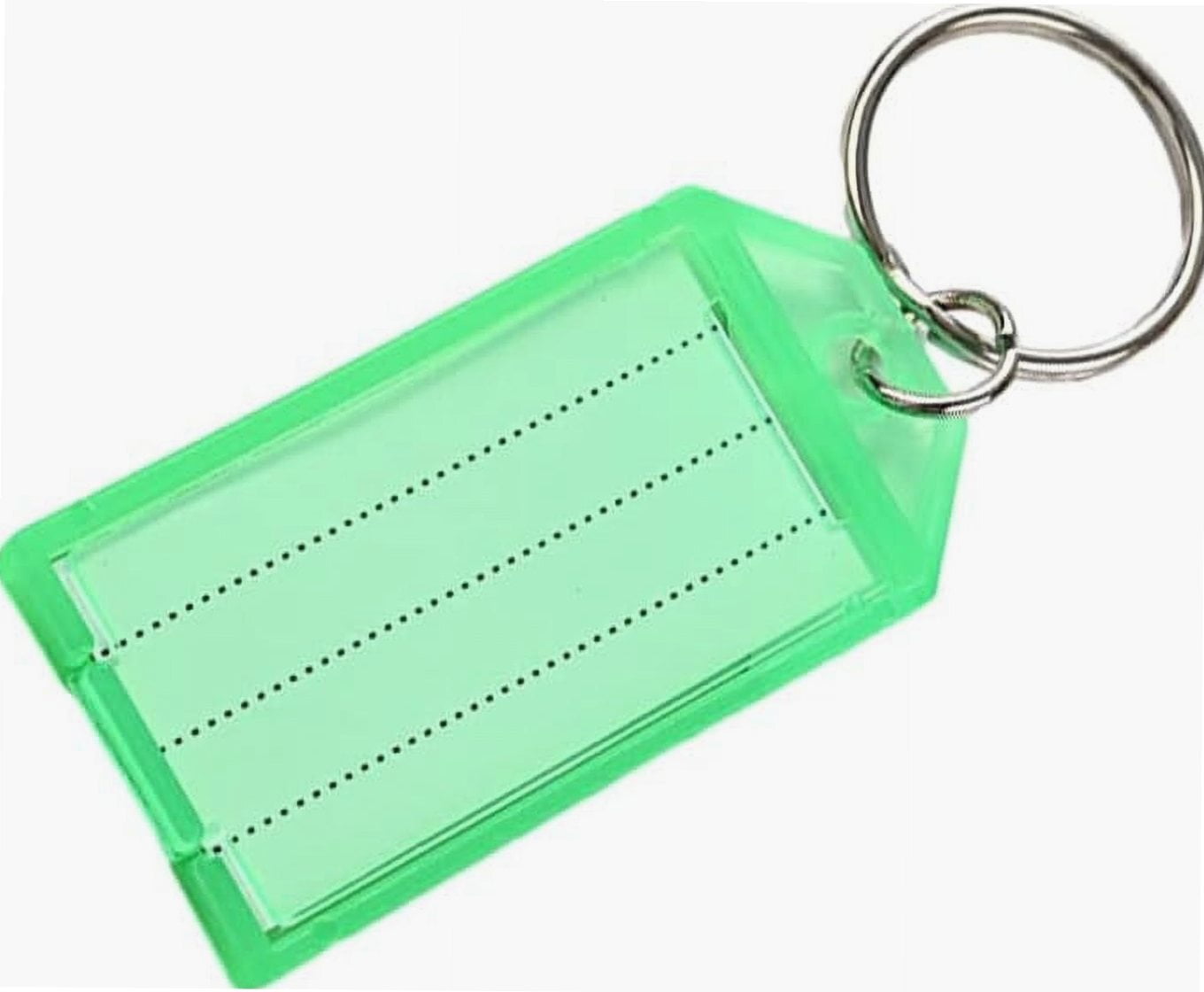 20X Plastic Key Tags Labels Classification Keychain DIY Numbered Names ...
