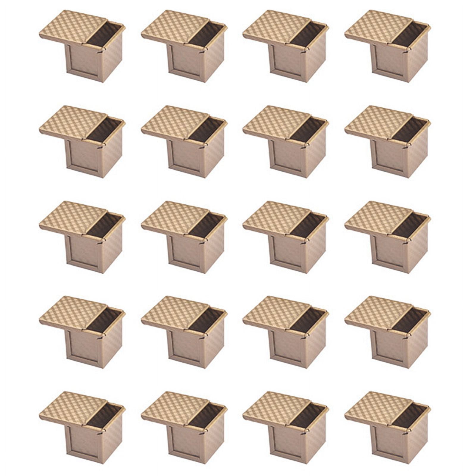 20X Square Loaf Pan with Lid Toast Mold Bread Pan Pullman Loaf Pan with ...