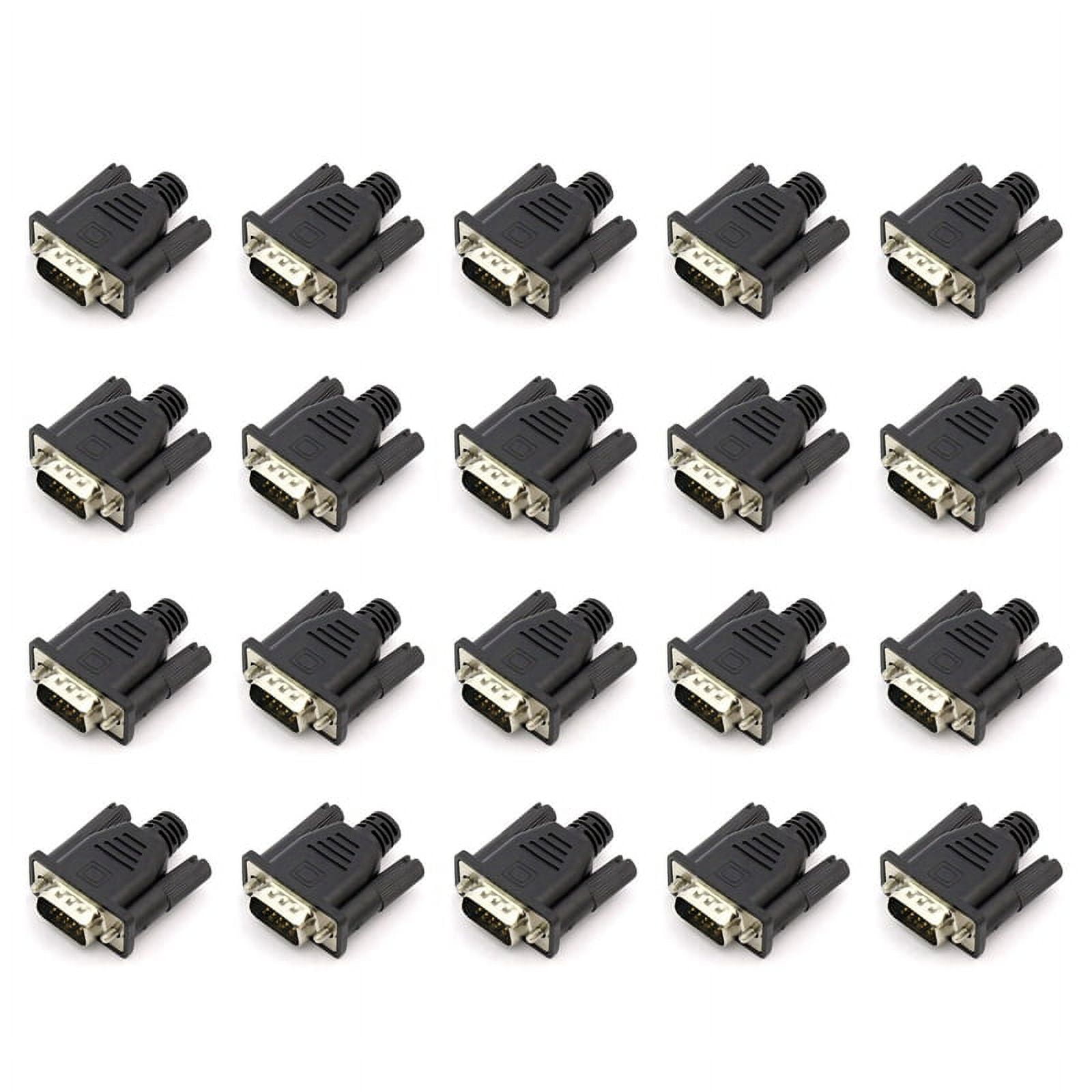 20X VGA Virtual Display Adapter Male Dummy Plug EDID Headless Ghost ...