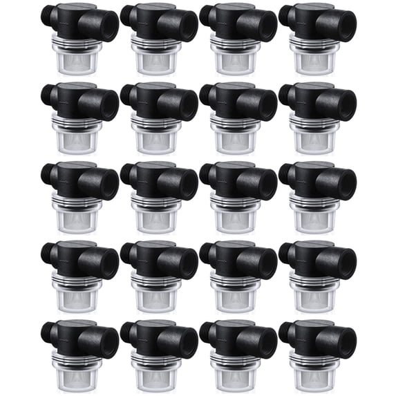 20X Water Pump Strainer Filter, RV Replacement 1/2 Inch Twist-on Pipe ...