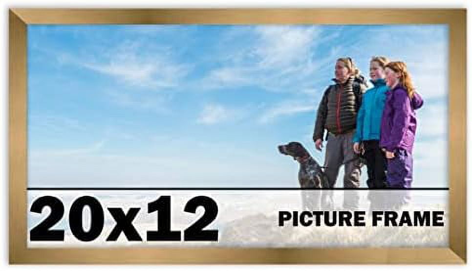 20X12 Frame Bronze Picture Frame - Modern Photo Frame Includes UV ...