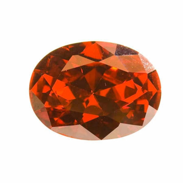 20X15mm Oval Red CZ - Pack of 1 - Walmart Business Supplies