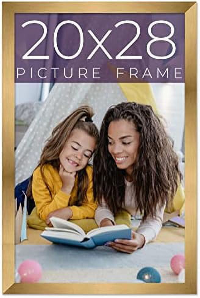 20X28 Bronze Real Wood Picture Frame Width 0.75 Inches | Interior Frame ...