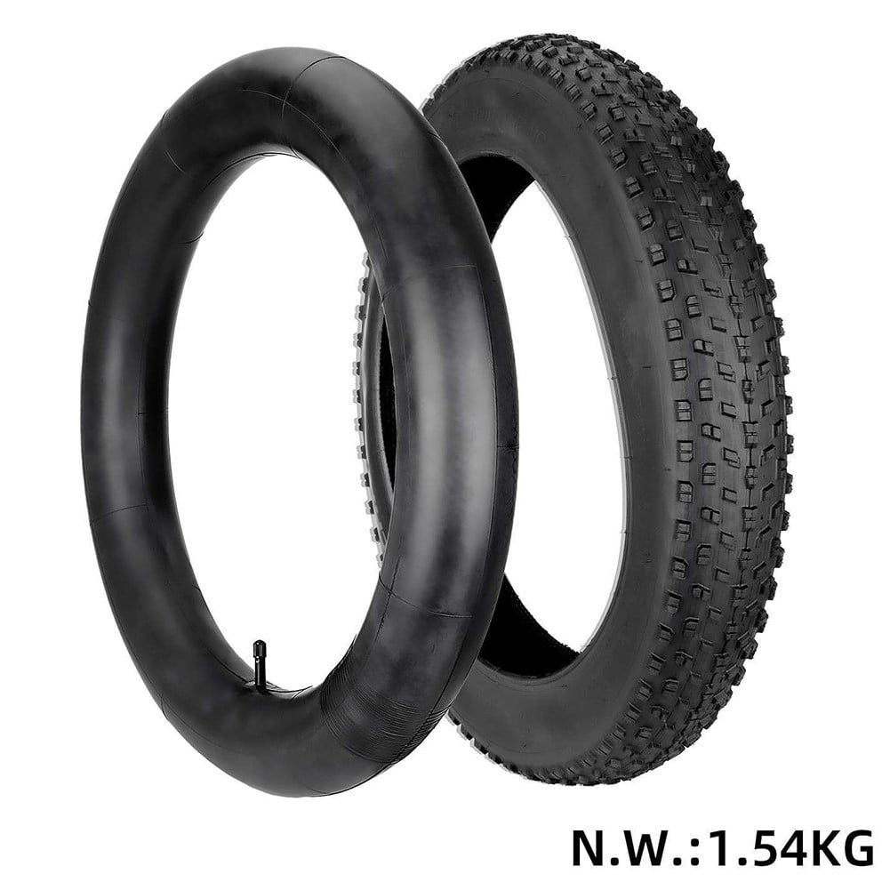 20X4.0/4.9 Inch Fat Big Tyre Mountain Bike Inner Outer Tire Set Snow ...