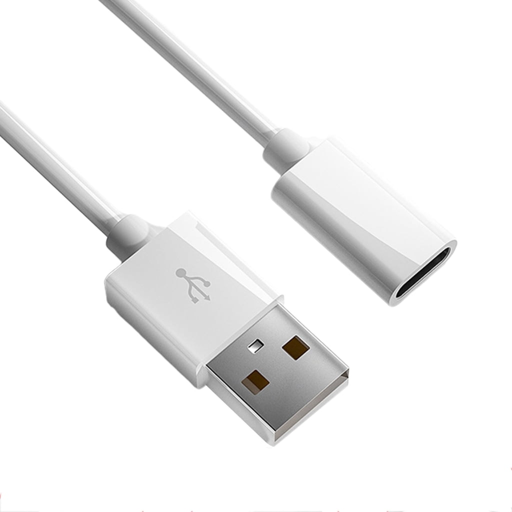20cm/100cm USB to Type C Female Charger Adapter Cord USB Charging Cable ...