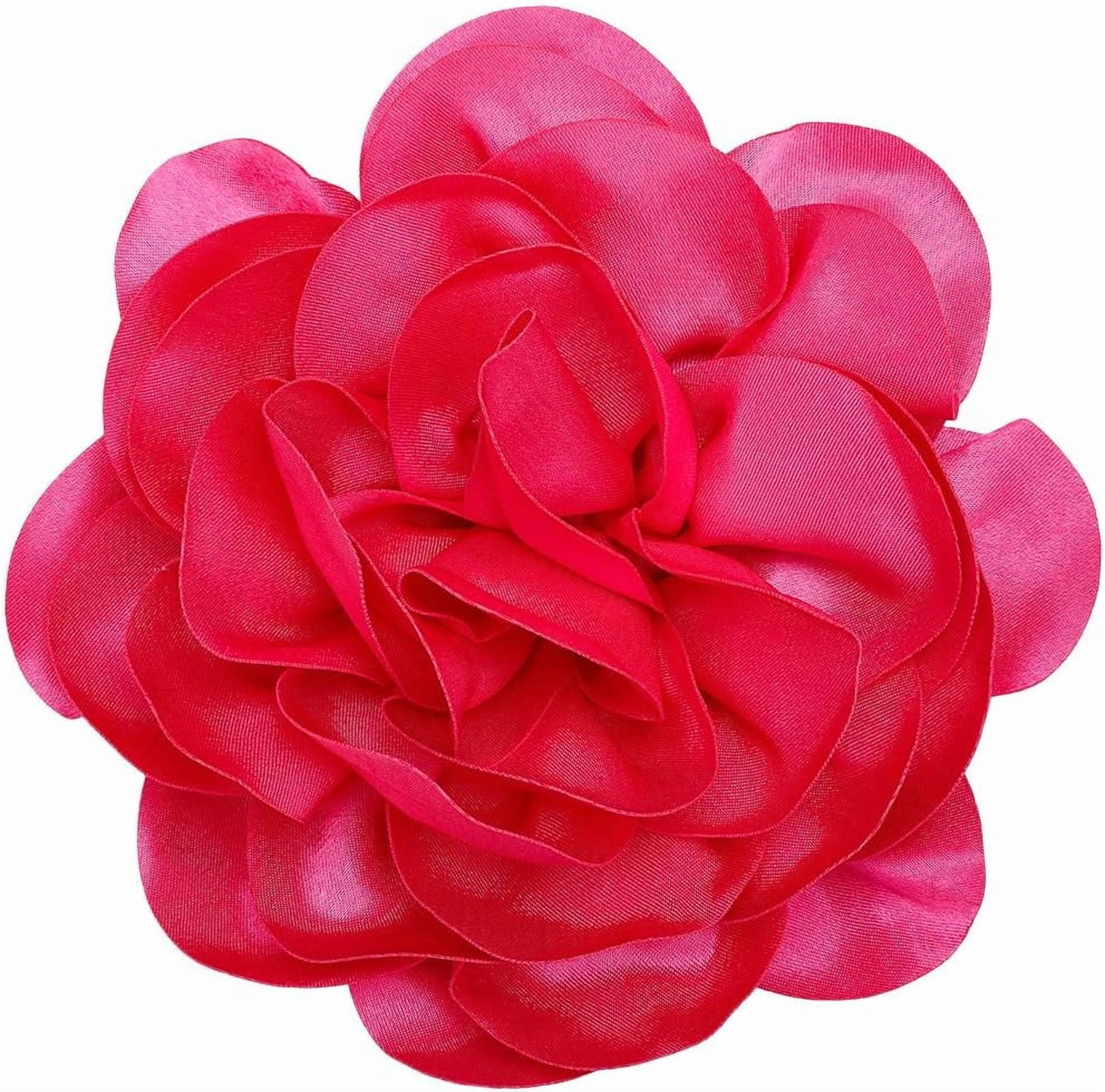 20cm Big Flower Brooch Purple Extra Large Camellia Brooch Pins for ...