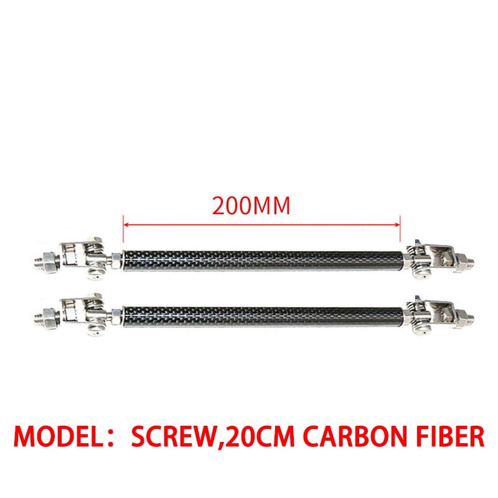 20cm Carbon-Racing Car Splitter Rods, Adjustable Front & Rear Bumper ...