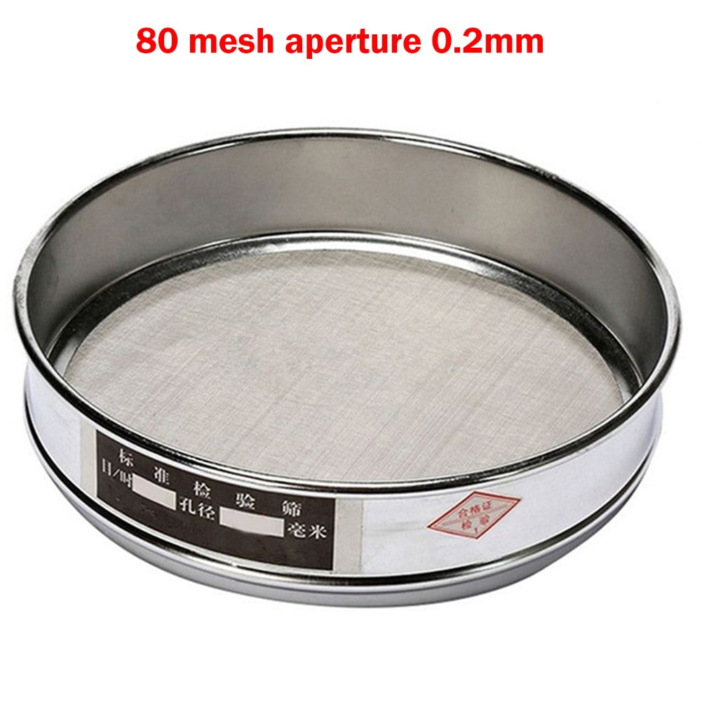 20cm Chrome Mesh Sieve for Sample Inspection 4 Mesh and 600 Mesh ...