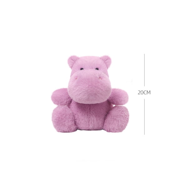 20cm Cute Animal Series Cow Monkey Hippo Panda Fox Stuffed Huggable ...