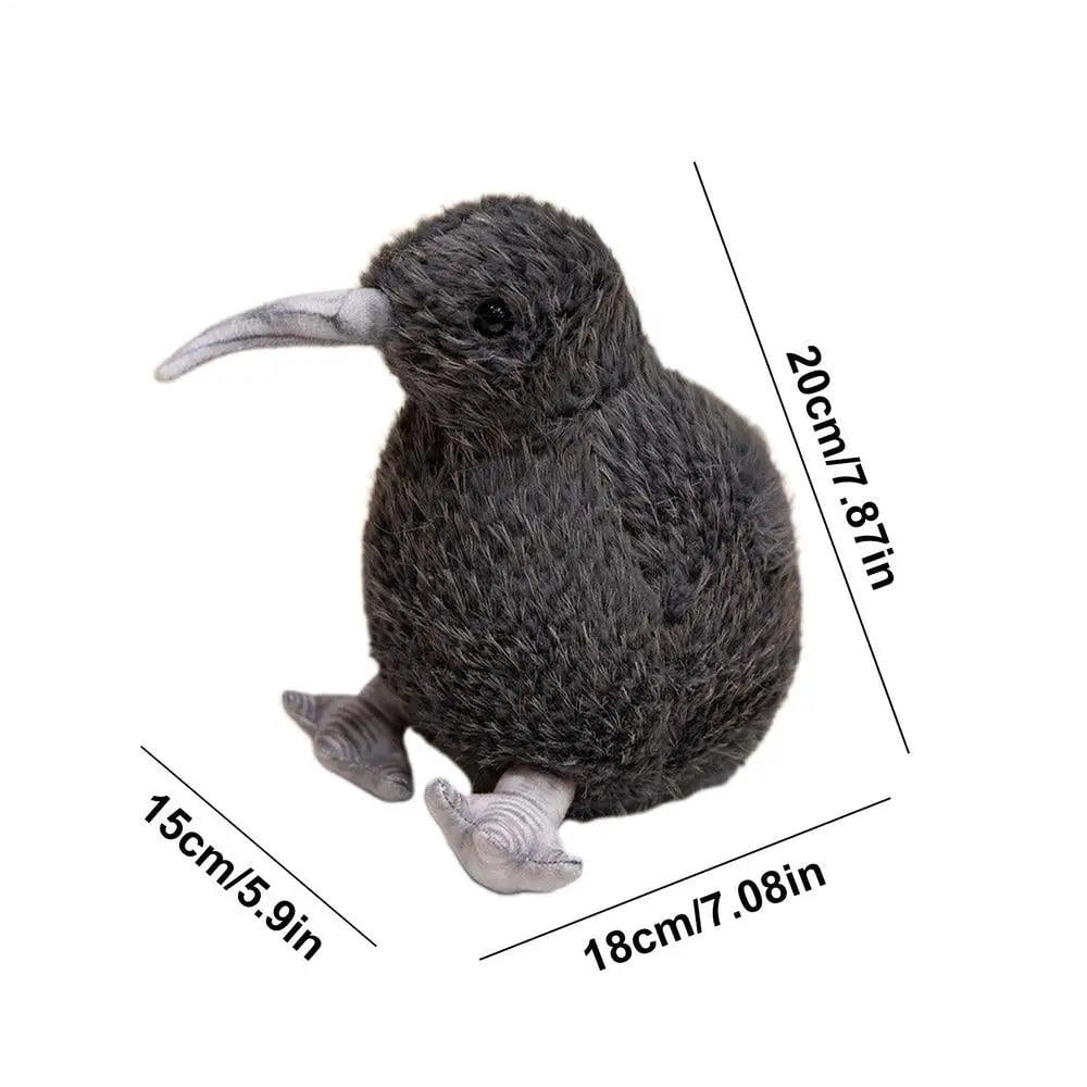 20cm Cute Kiwi Bird Plush Toy Soft Stuffed Animal Plushie Doll Pillow Bird Hugging Toy for ...
