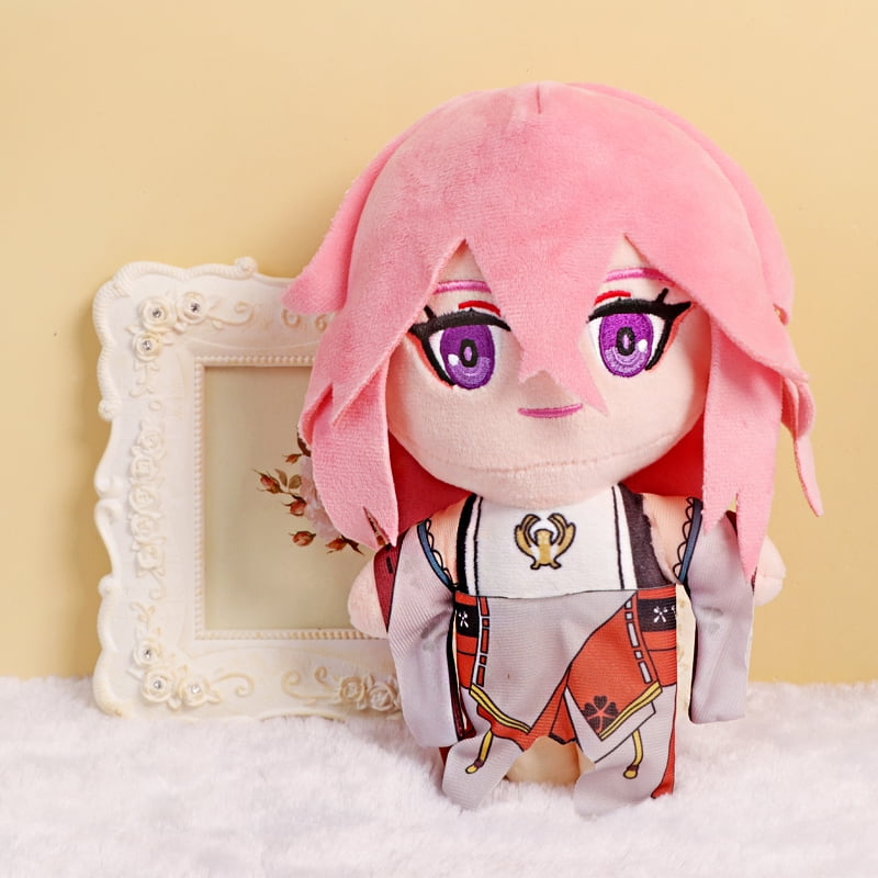 20cm Genshin Impact Plush Pendant Doll Toy Zhong Li Xiao Hu Tao Klee Paimon Soft Stuffed Pillow ...