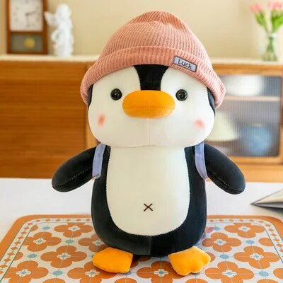 20cm Lucky Penguin Plush Toys Kawaii Stuffed Cartoon Animal Doll ...