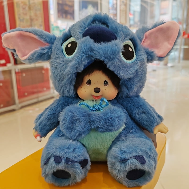 20cm Monchhichi Animal Transform Plush Toys | Stitch & Rabbit Character ...