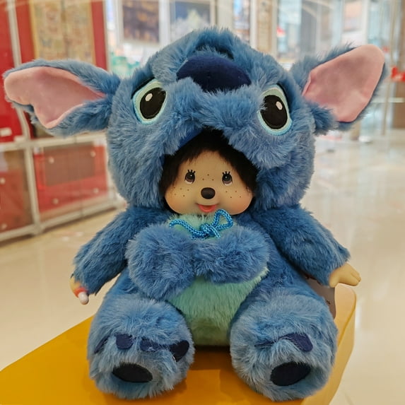 20cm Monchhichi Animal Transform Plush Toys | Stitch & Rabbit Character ...