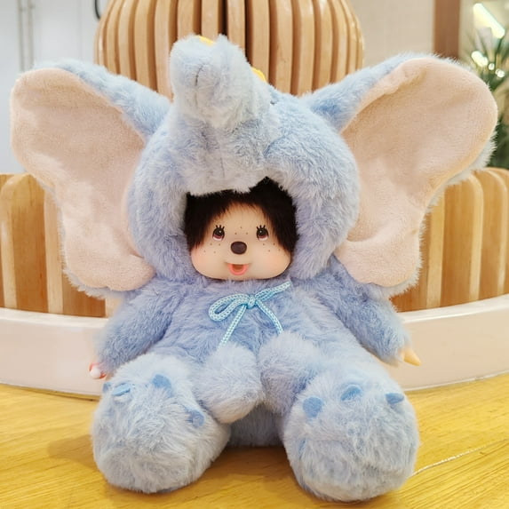 20cm Monchhichi Animal Transform Plush Toys | Stitch & Rabbit Character ...