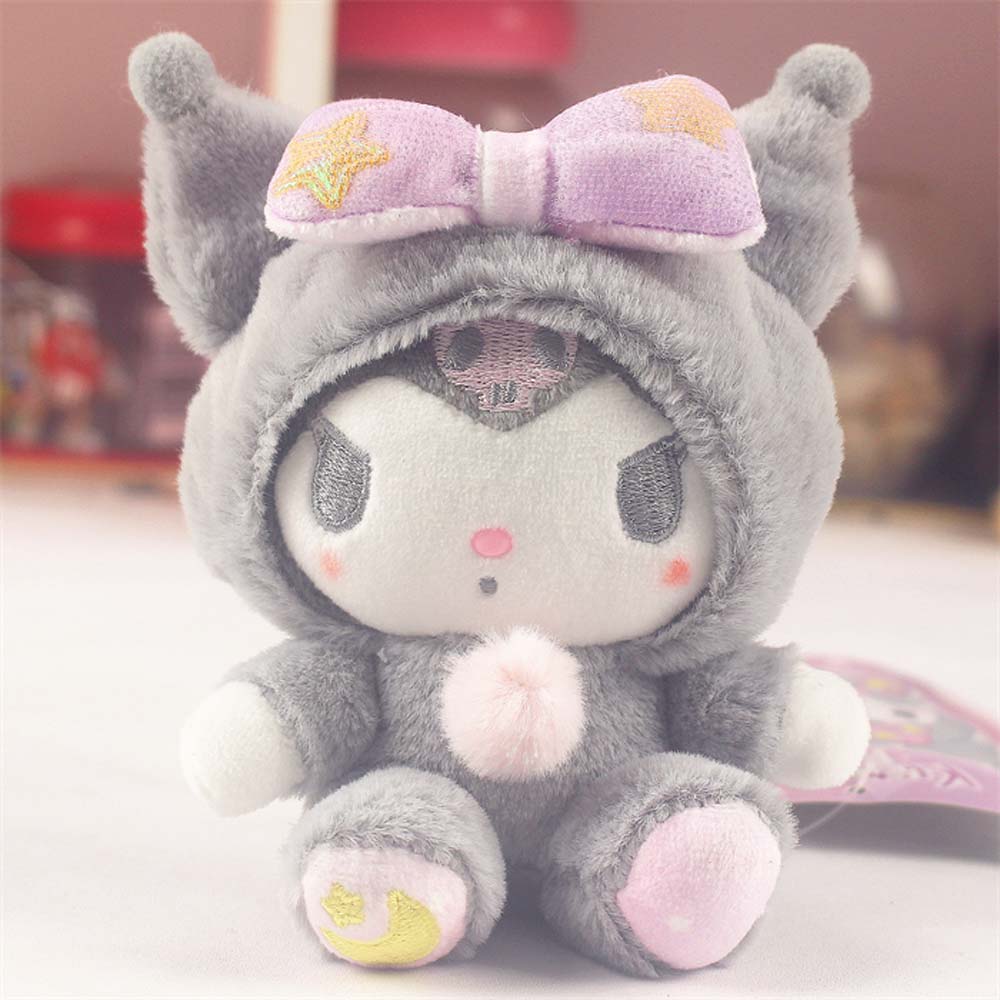 20cm Sanrio Plushie Doll Kawaii Stuffed Animals Cute Hello Kitty Kuromi ...