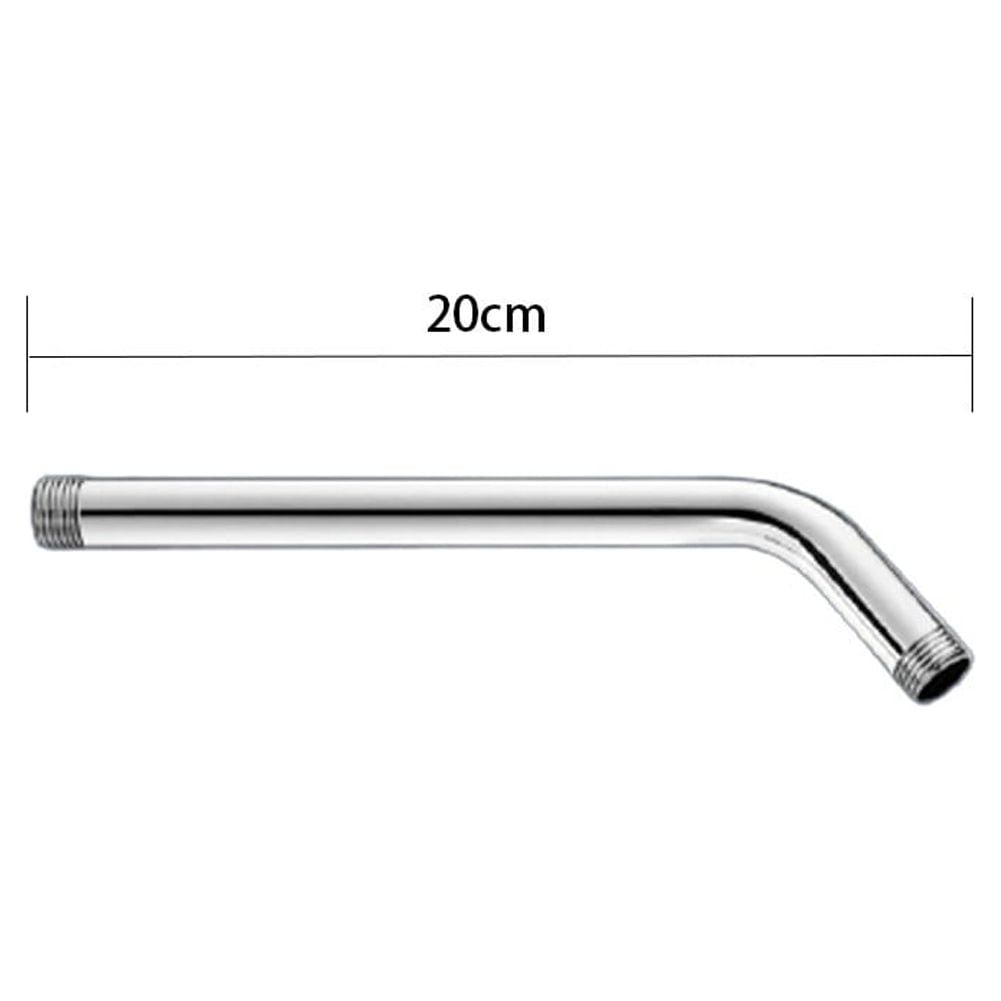20cm Shower Head Extension Extender Pipe Arm Shower Arm, Stainless ...