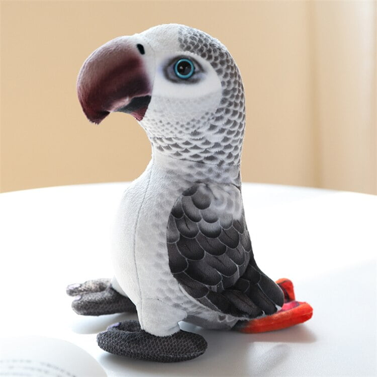 20cm Simulation Parrot Magpie Plush Toy Stuffed Animal Cute Birds Doll ...