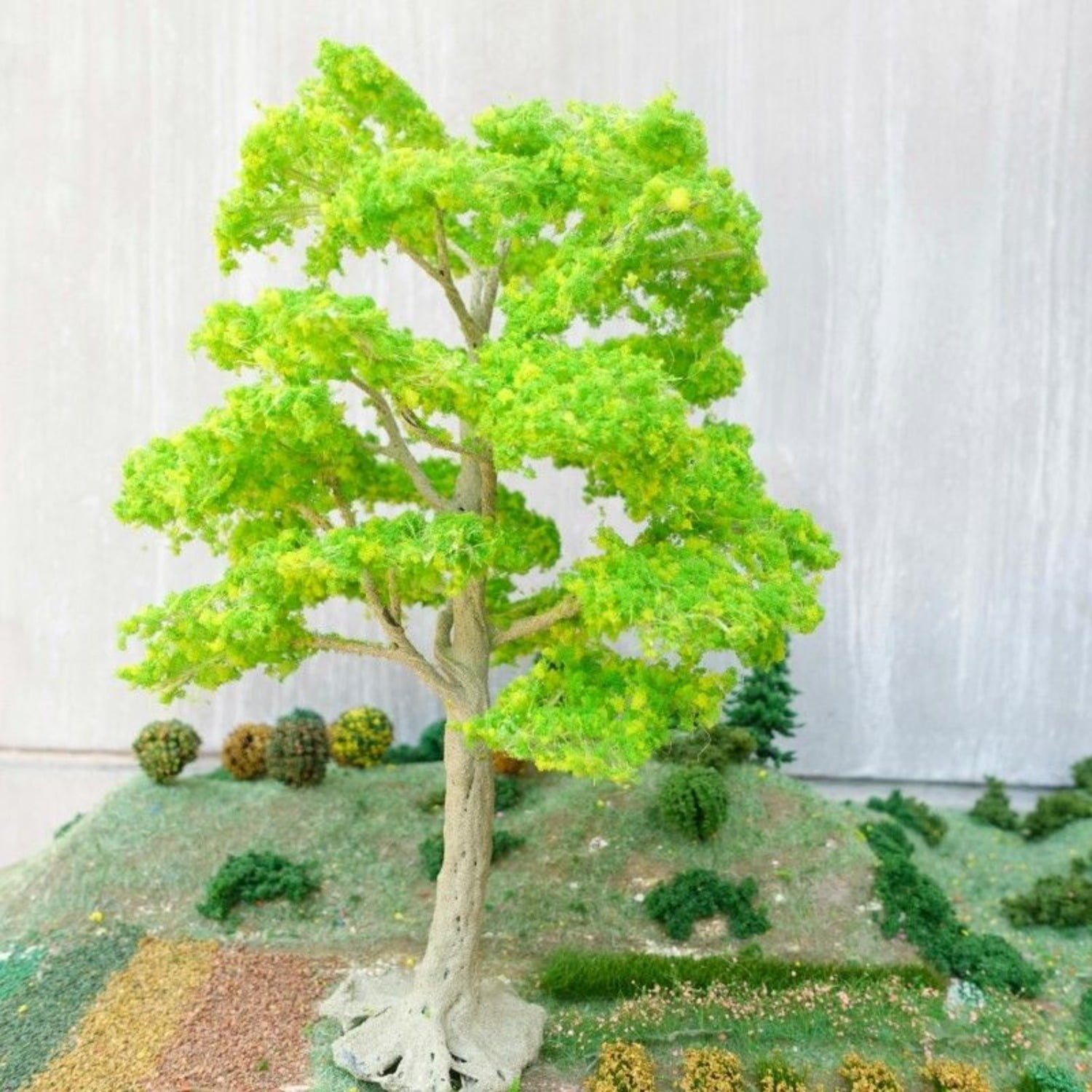 20cm Wire Tree Model DIY Miniature Landscape Scenery Material for Park ...