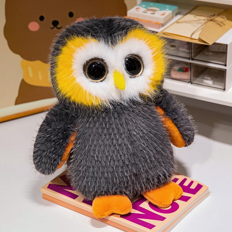 20cm simulation Funny Owl Kawaii Soft Stuffed Animal Soft Plush Toy The ...