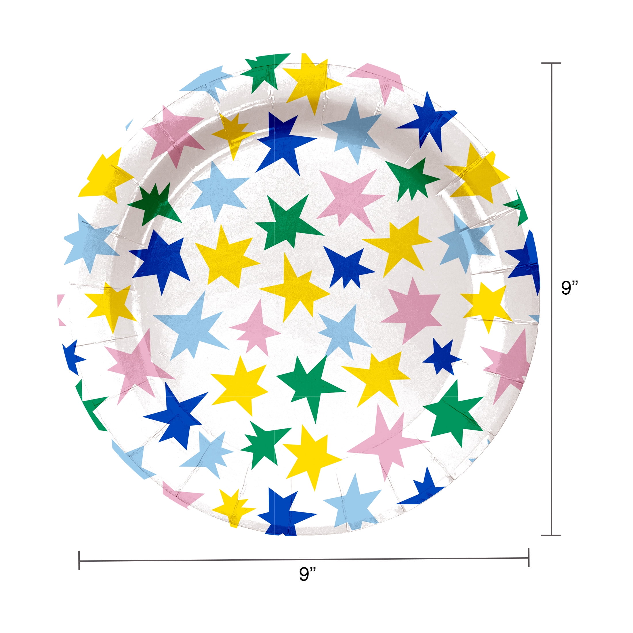 20ct 9" WHITE STAR - Walmart.com