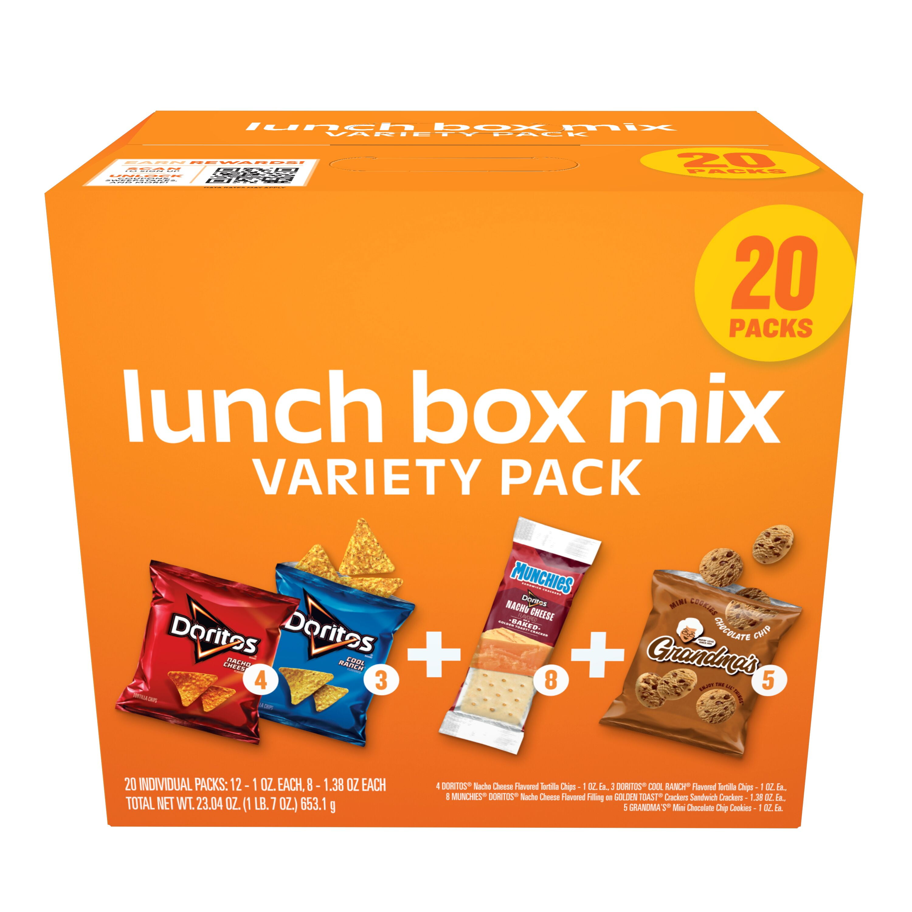 20ct Lunch Box Mix Multipack 23.04oz - Walmart.com