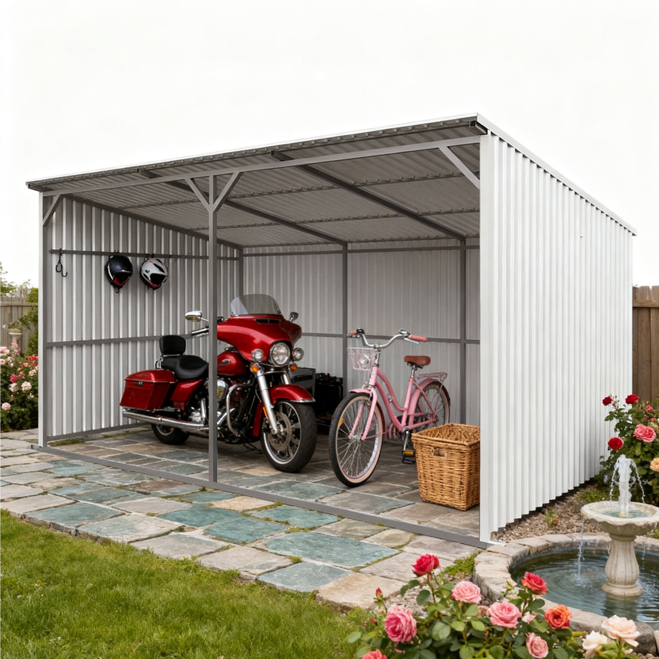 20ft*12ft Livestock Shelter, 240 sq.ft Animal Shelter & Cattle Shade ...