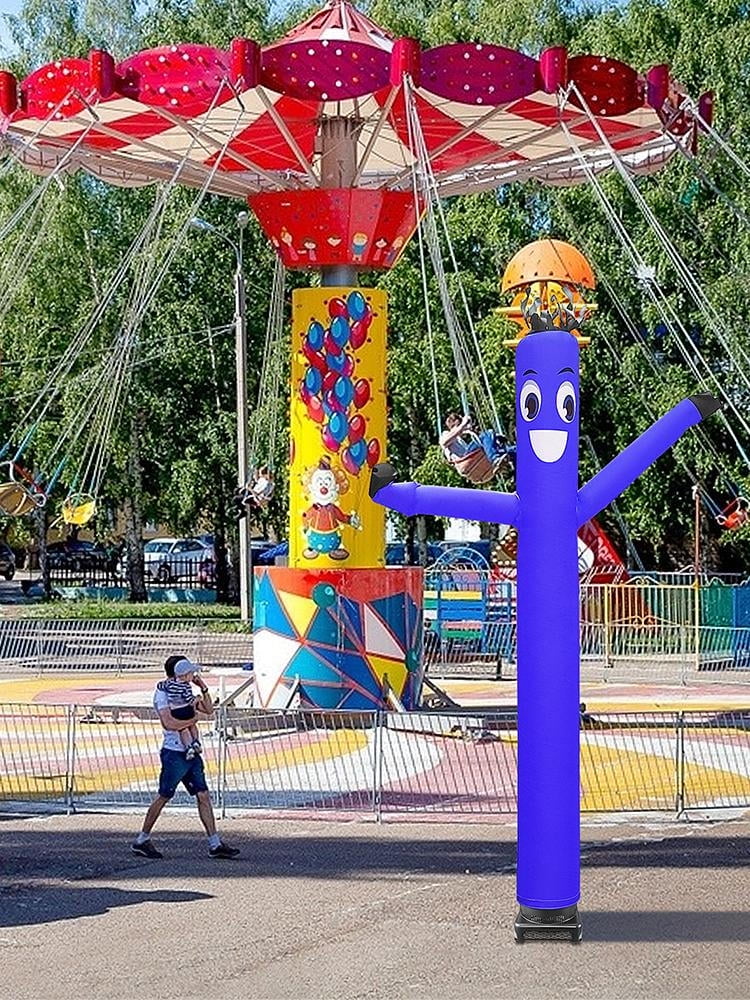 20ft Air Powered Dancing & Waving Puppet, Inflatable Tube Man with 1HP ...
