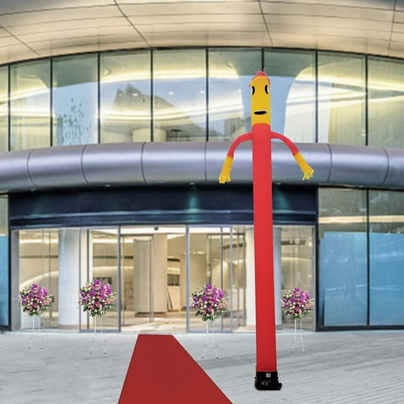 20ft Free Standing Inflatable Dancing Puppet Red&Yellow Advertising ...