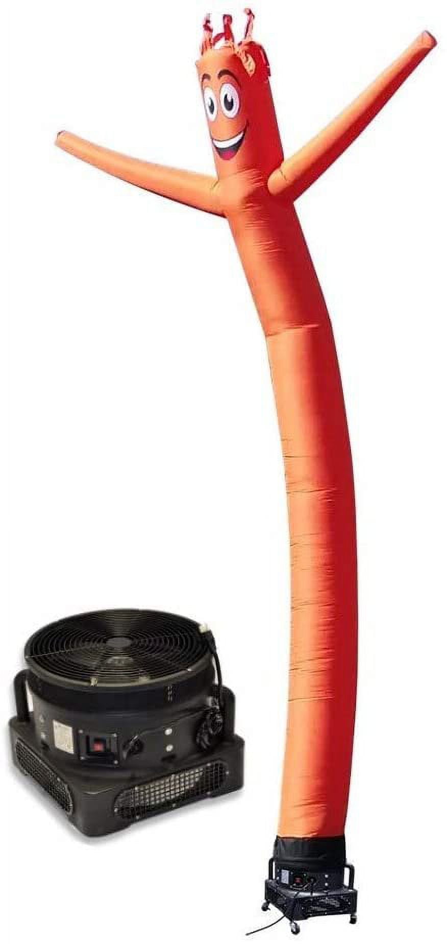 20ft Inflatable Tube Man Guy Puppet Dancer - Solid Light Orange Color ...