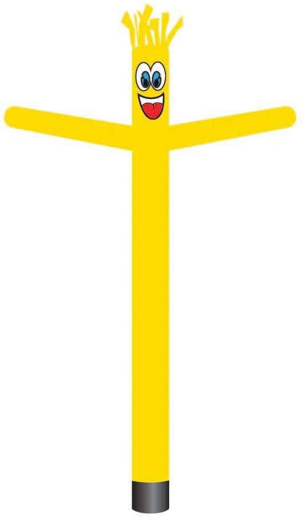 20ft Inflatable Tube Man Guy Puppet Dancer - Solid Yellow Color ...