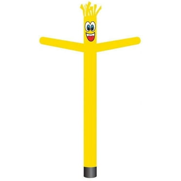 Solid Red 8 Foot Tall Inflatable Tube Man Air Powered Waving Puppet ...