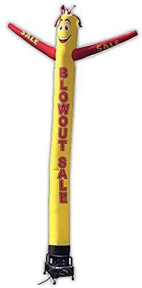 20ft Inflatable Tube Man Guy Puppet Waving Dancer Yellow - Complete ...