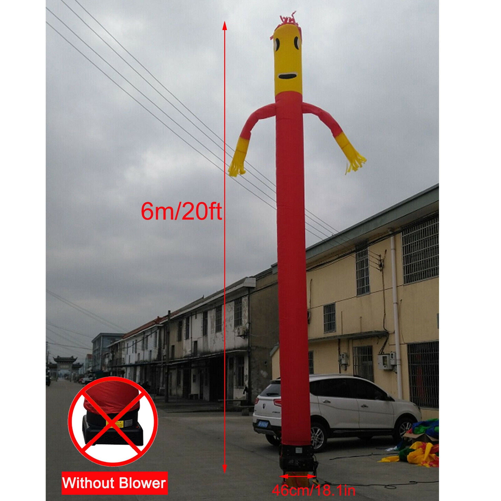 20ft Inflatable Wacky Waving Flailing Arms Tube Man Dancing Air Puppet ...