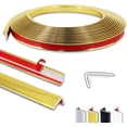20ft Outside Vinyl Corner Trim Peel and Stick for Tile and Wall Edges ...