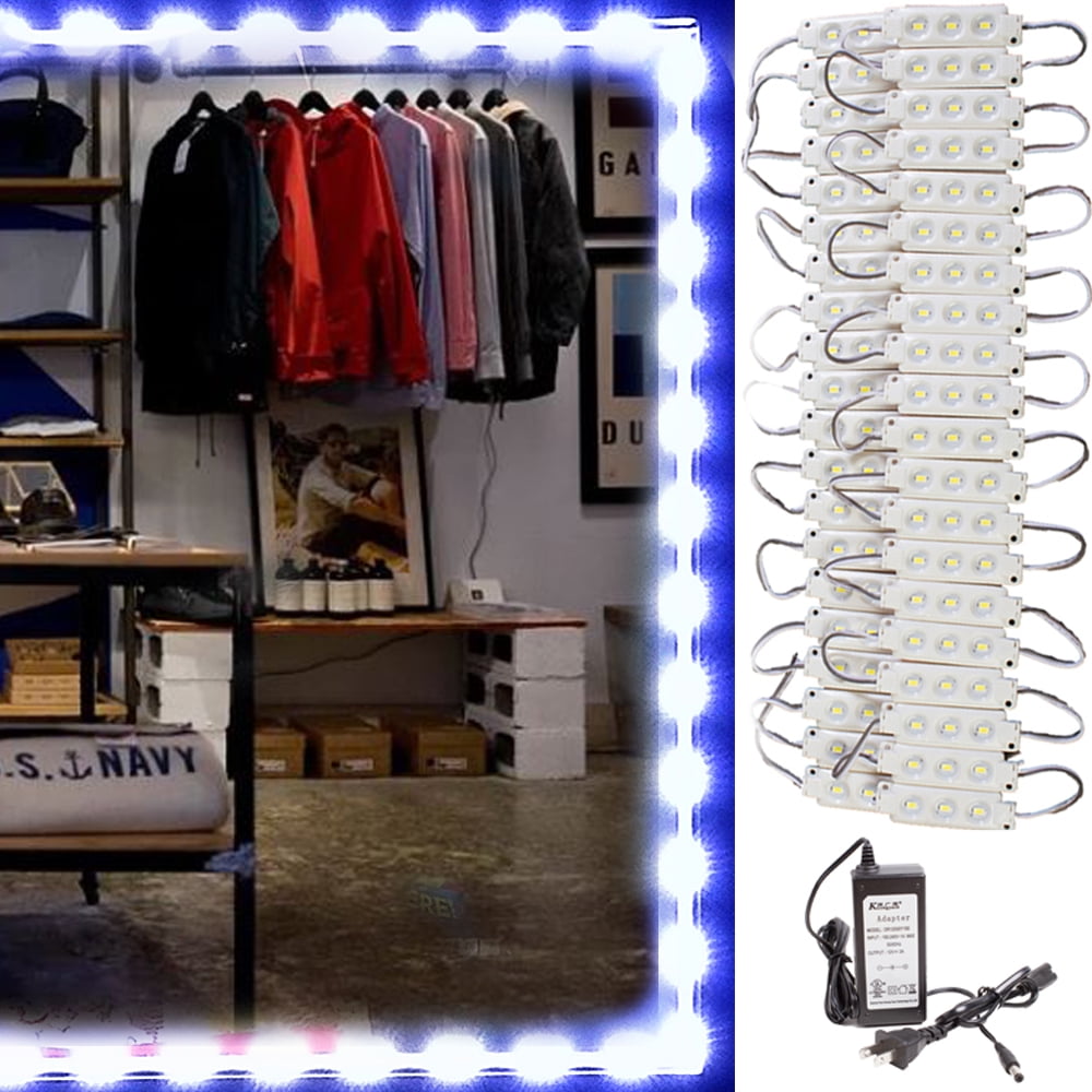 20ft Storefront LED Light super bright Blue 5630 module Package with UL ...