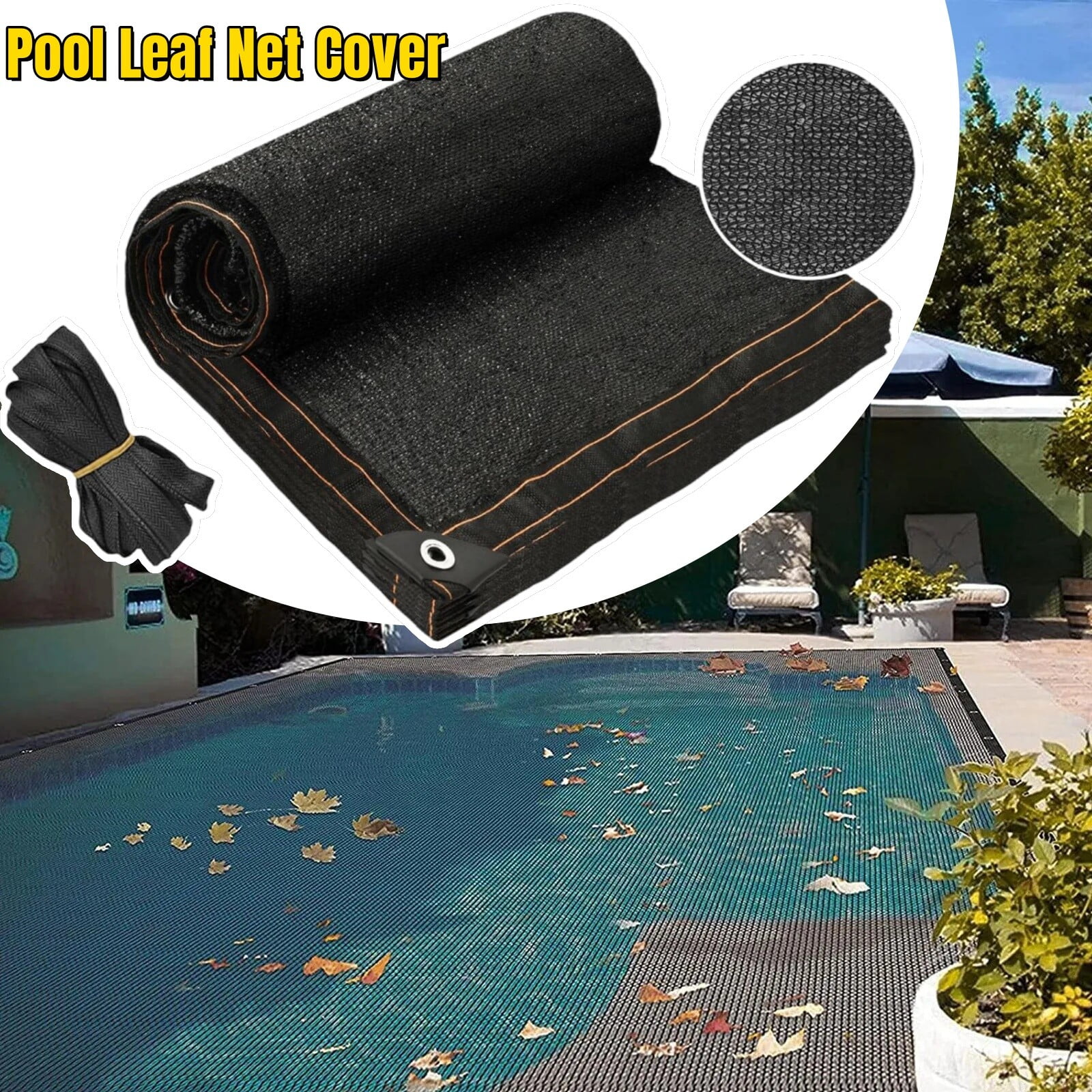 20ft x 40ft Pool Leaf Net Cover In/Above Ground Swimming Pool Leaf ...