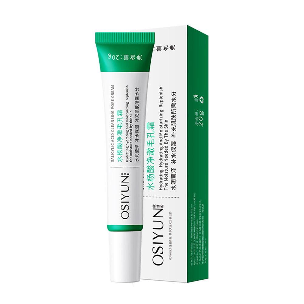 20g Ousiyun Salicylic Acid Pore Cleansing Cream Shrinks Pores, Improves Blackheads, Closes Pores ...
