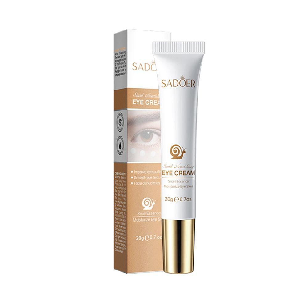 20g Sadoer Snail Eye Cream Moisturizes And Nourishes The Eye Area To Improve Dryness - Walmart.com