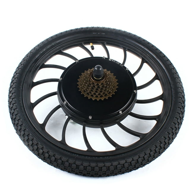 20in E-Bike Front Rear Integral Motor Wheel Conversion Kit 48V 1000W Hub Motor Kit - Walmart.com