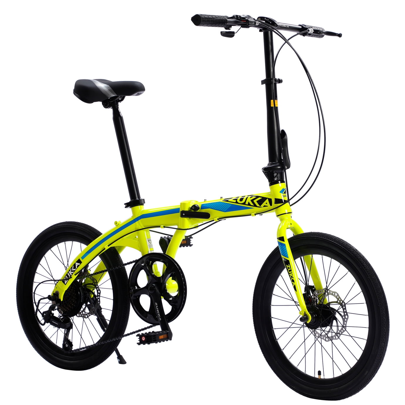 20in Folding Bike, 8 Speed City Bike with Aluminium Alloy Frame ...
