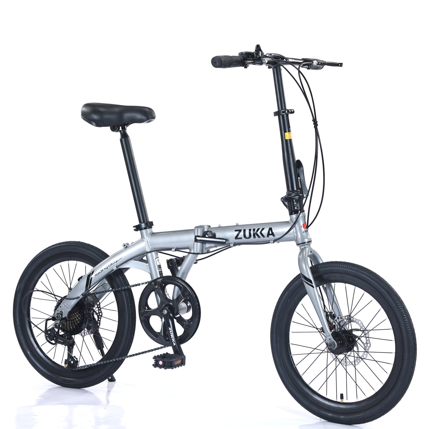 20in Folding Bike, 8 Speed City Bike with Aluminium Alloy Frame ...