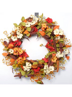 Fall Wreaths in Fall Floral Decor - Walmart.com