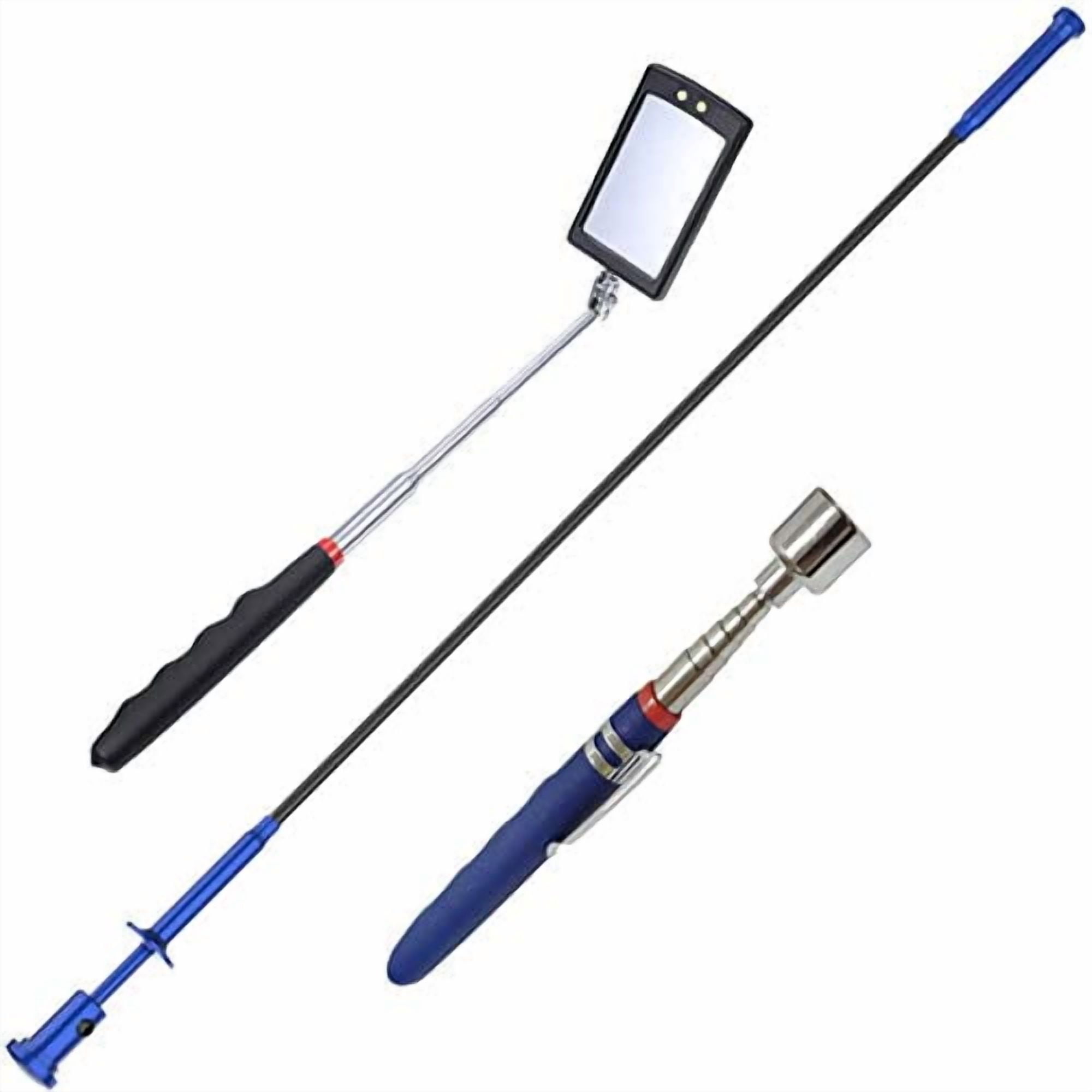 20lb Magnetic Retractable Pickup Tool,Telescoping Inspection Mirror ...