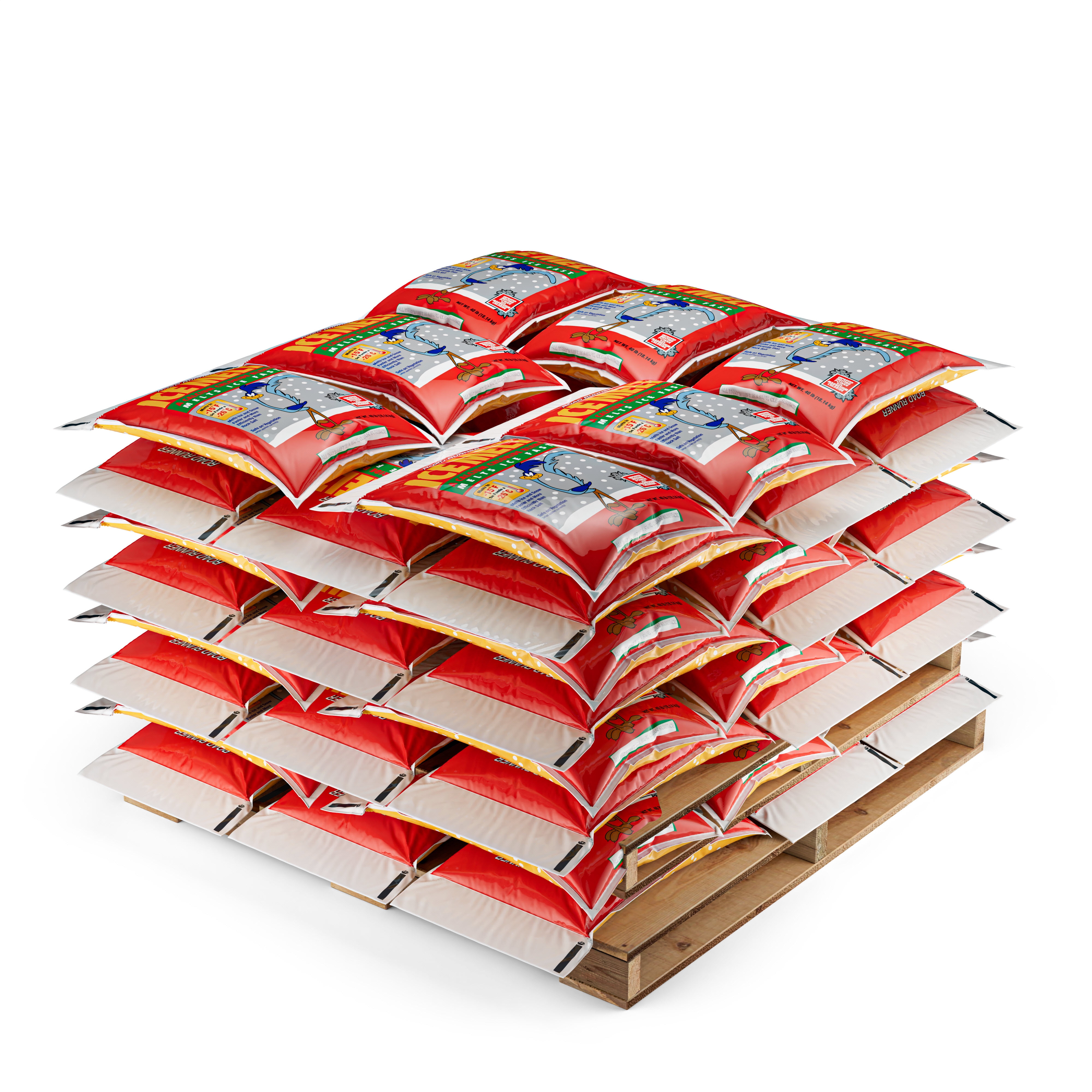 20lb Road Runner Ice Melt Pallet (100 bags) - Walmart.com