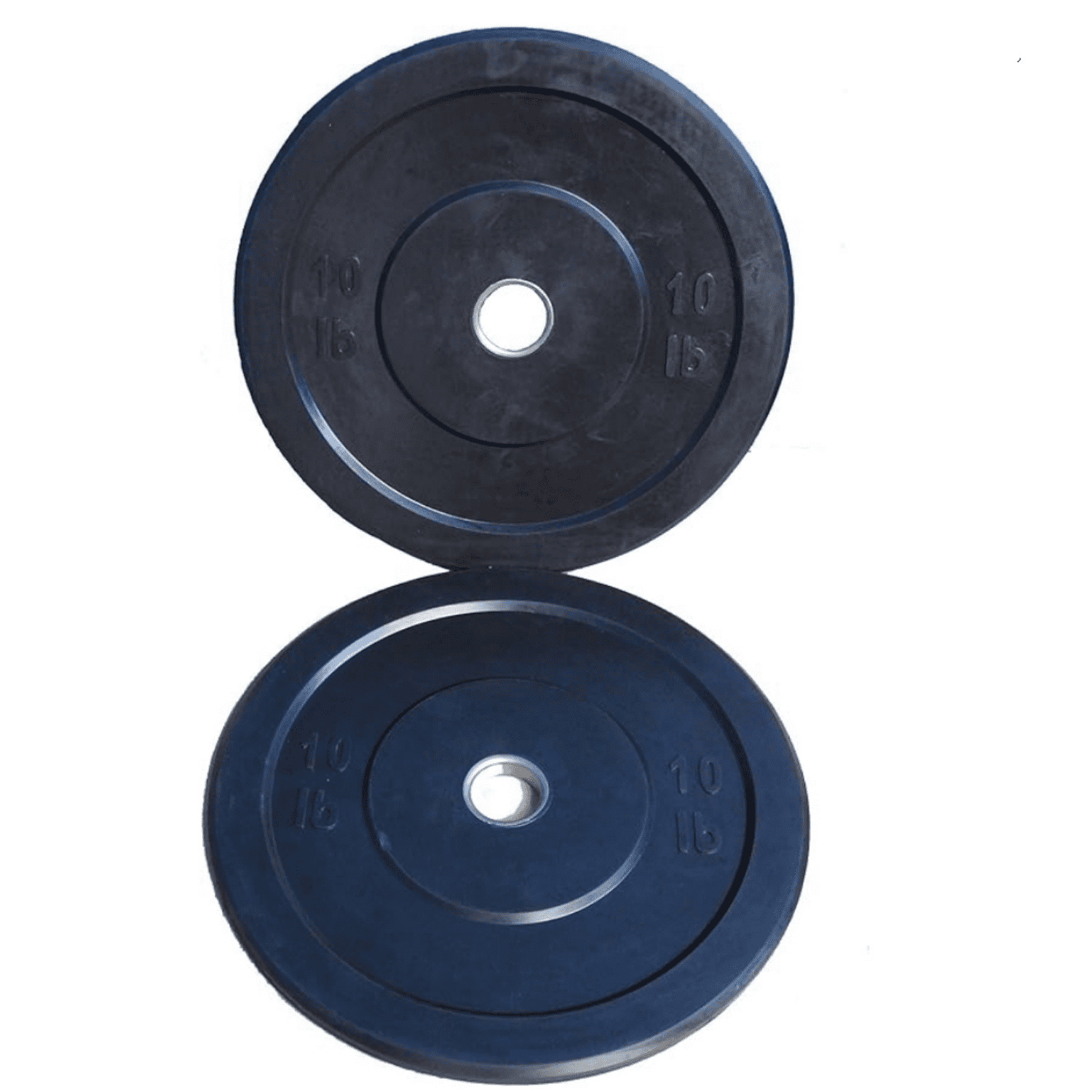 20lb Virgin Rubber Bumper Plate set consists of 2-10lb without steel ...